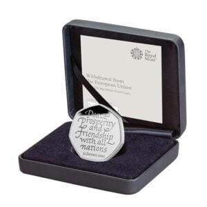 Brexit 50p Coins | Gold, Silver, 2-Coin Set 1973 To 2020